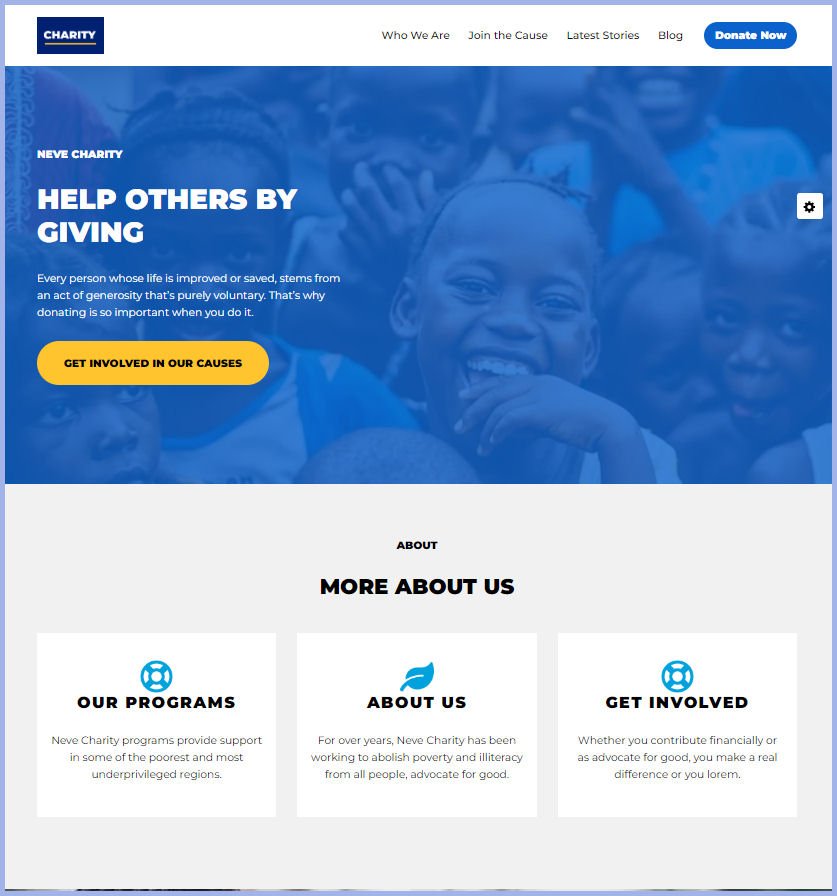 Website Design for Charities